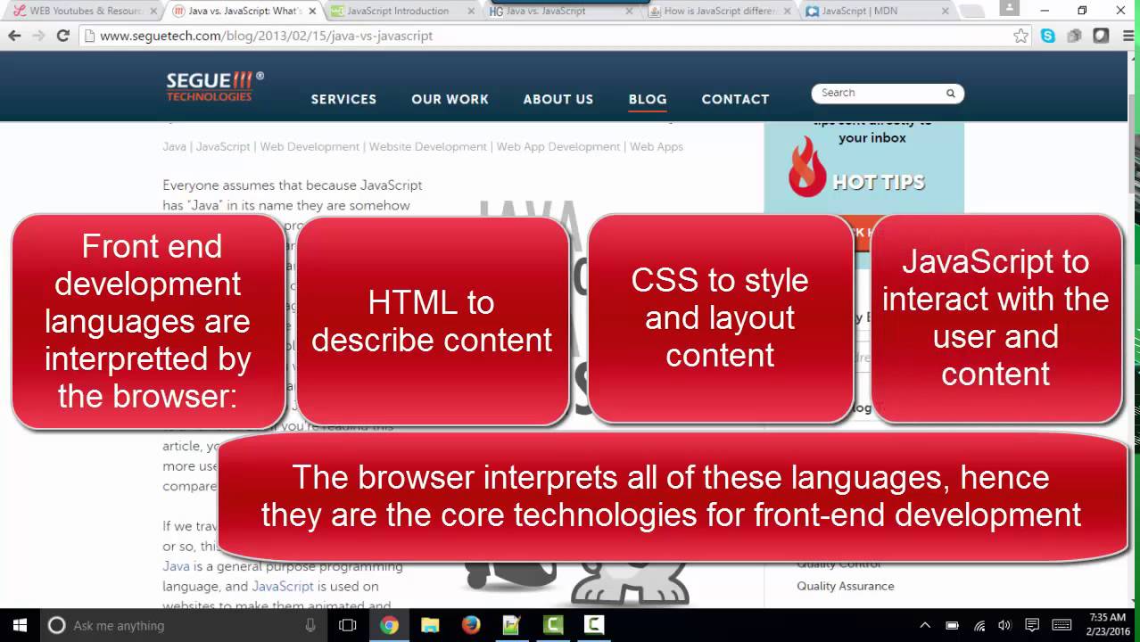 Java Vs Javascript What S The Difference Youtube