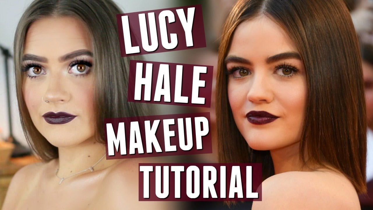 Lucy Hale Makeup Tutorial Doppelgänger Week Emmasrectangle Youtube