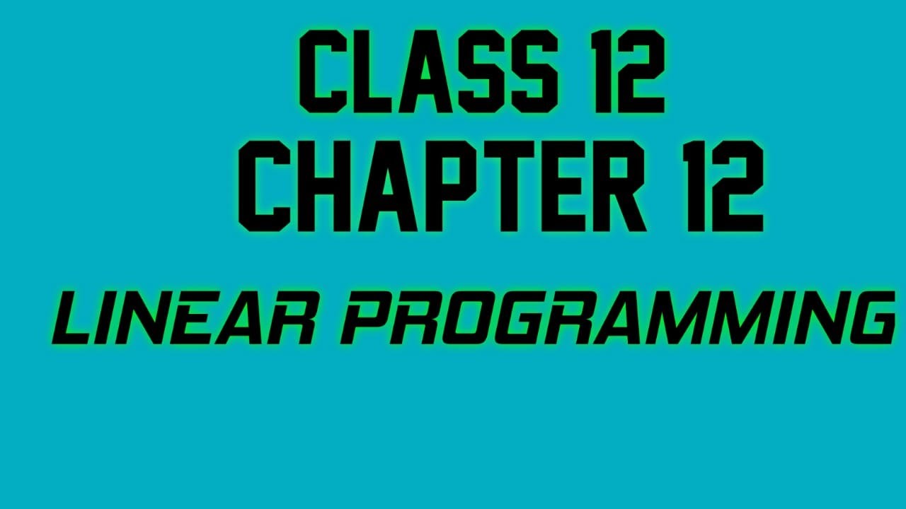 Linear Programming Class 12 Unbounded Region Lecture 04 Youtube