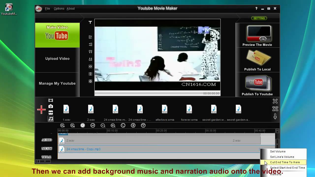 Make Youtube Video With Movie Maker Youtube