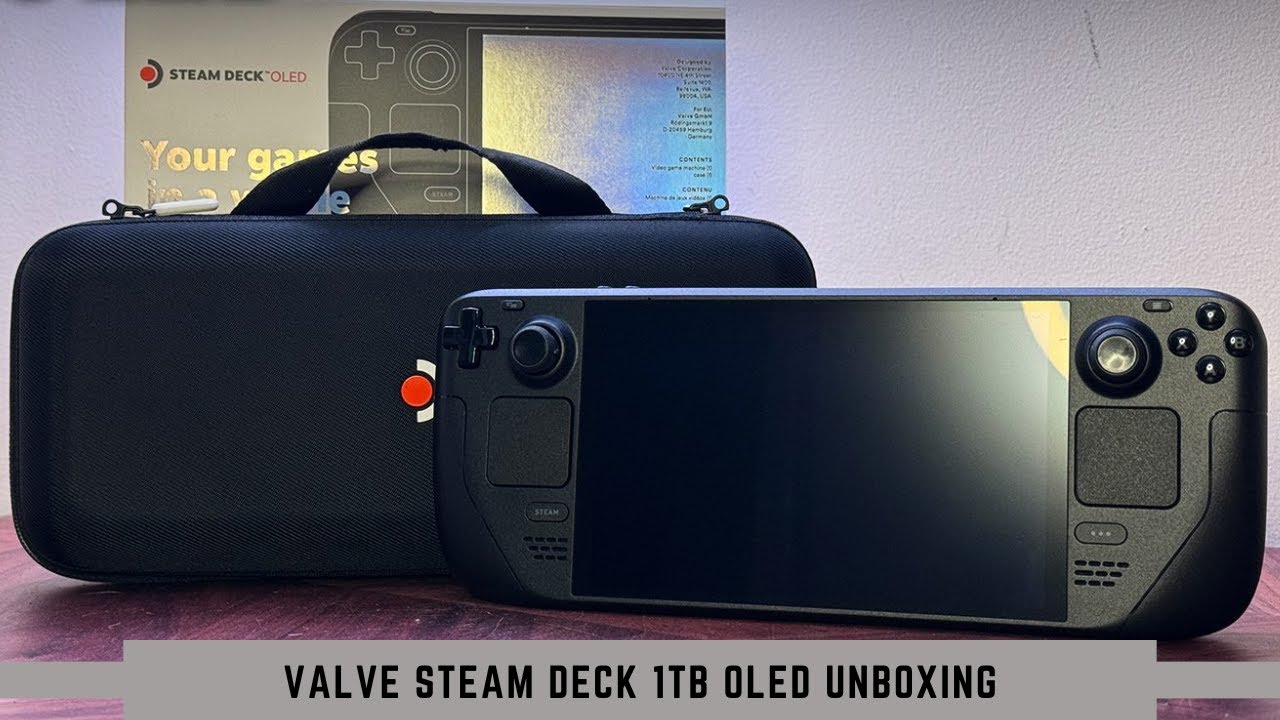 Steam Deck 1tb Oled Unboxing Youtube