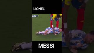 Lionel Messi Crying After Ankle Injury In Copa America Final Argentina ...