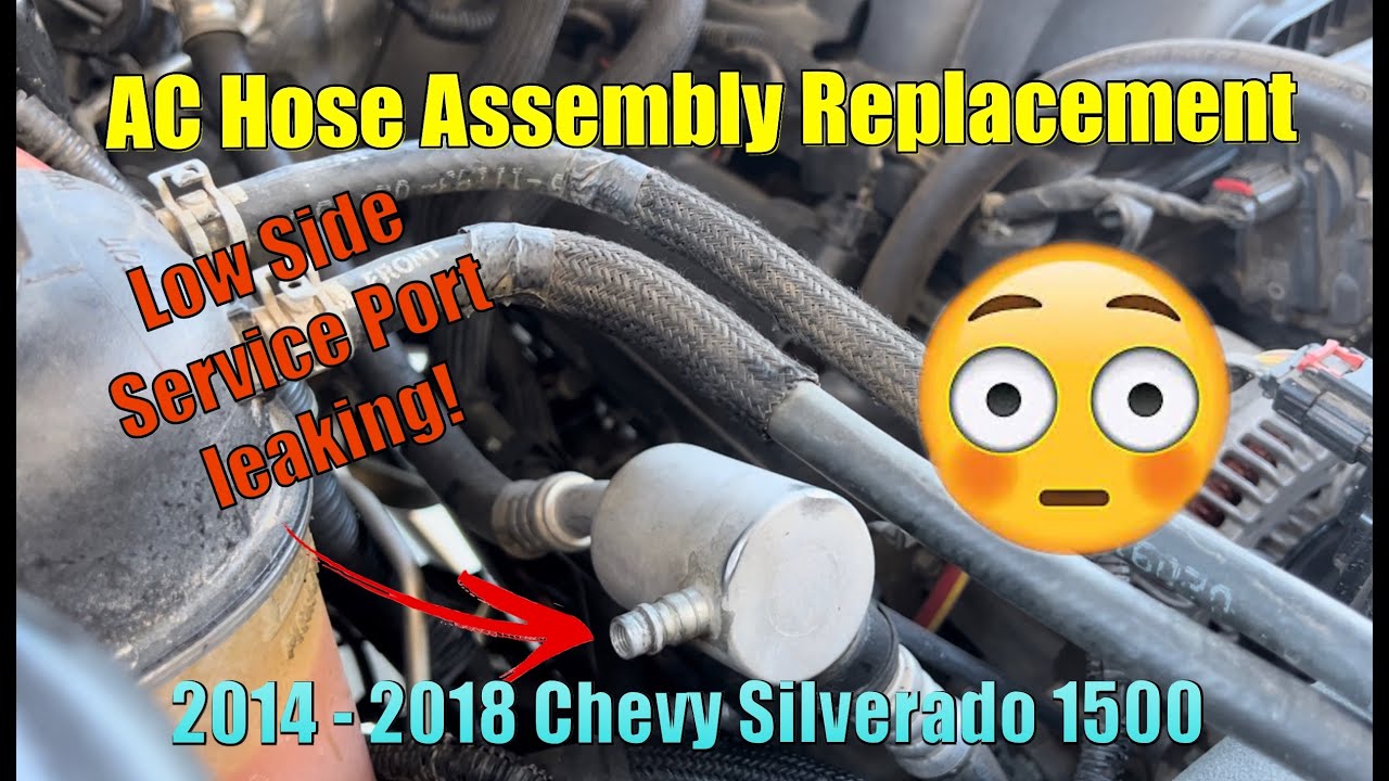 Low Side Ac Hose Assembly Replacement Chevy Silverado Youtube