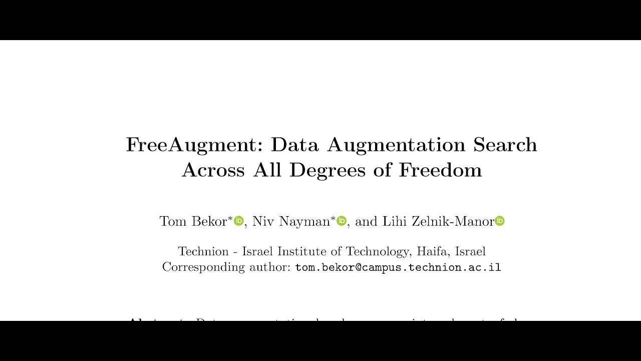 Qa Freeaugment Data Augmentation Search Across All Degrees Of