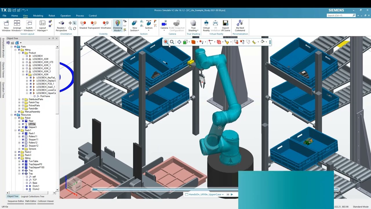 02 Process Simulate Tutorial How To Manipulate The Graphics Viewer