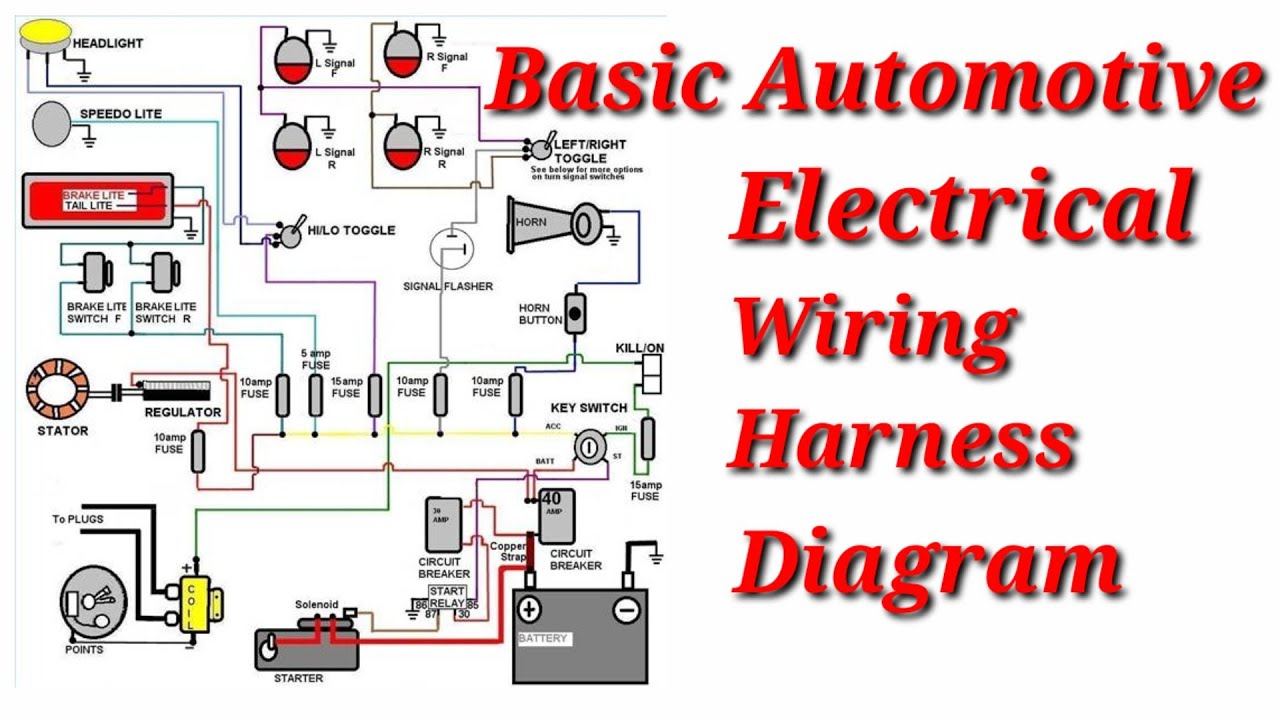 Basic Auto Wiring Diagram 20 Simple Automotive Wiring Diagrams