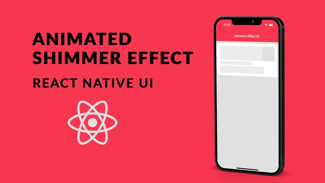 Shimmer Skeleton Loader In React Native Youtube