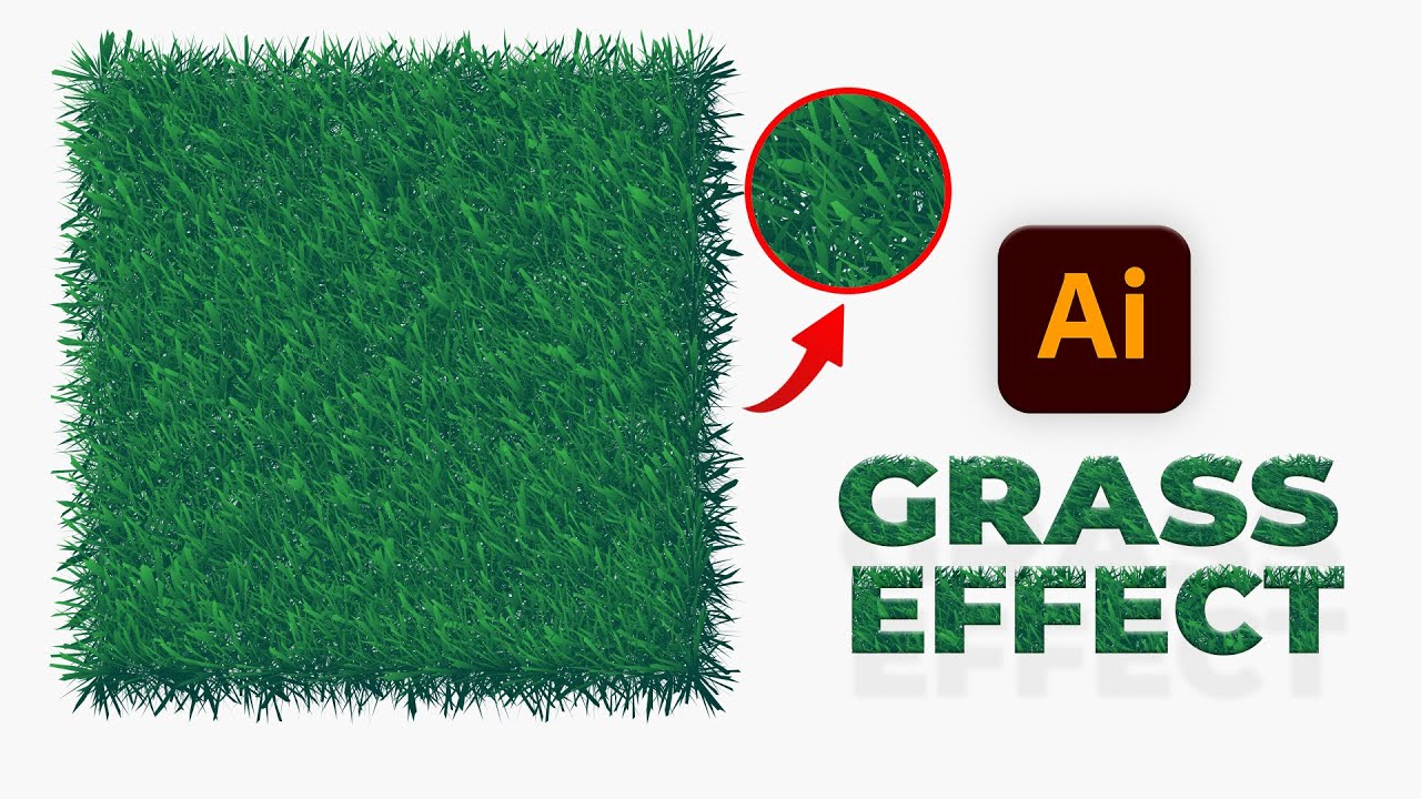 How To Make Grass Texture Effect In Adobe Illustrator Tips And Tricks