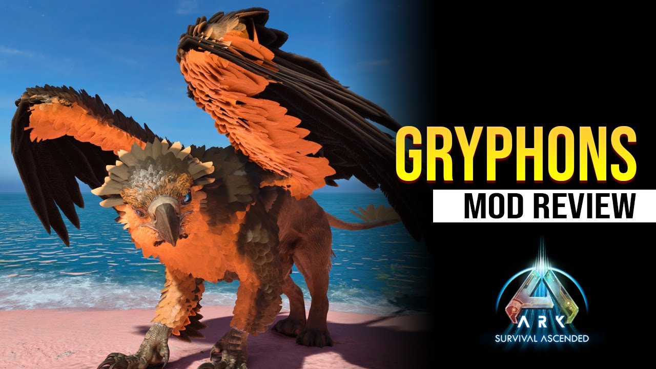 Gryphons Mod Review Ark Survival Ascended Youtube