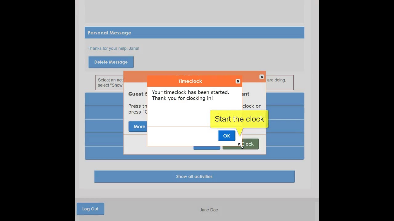 Using The Timeclock Youtube