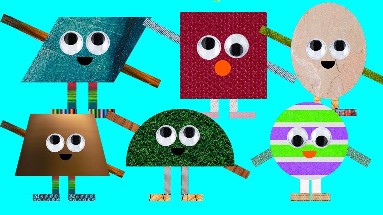 Happy Shapes Songs For Kids Youtube