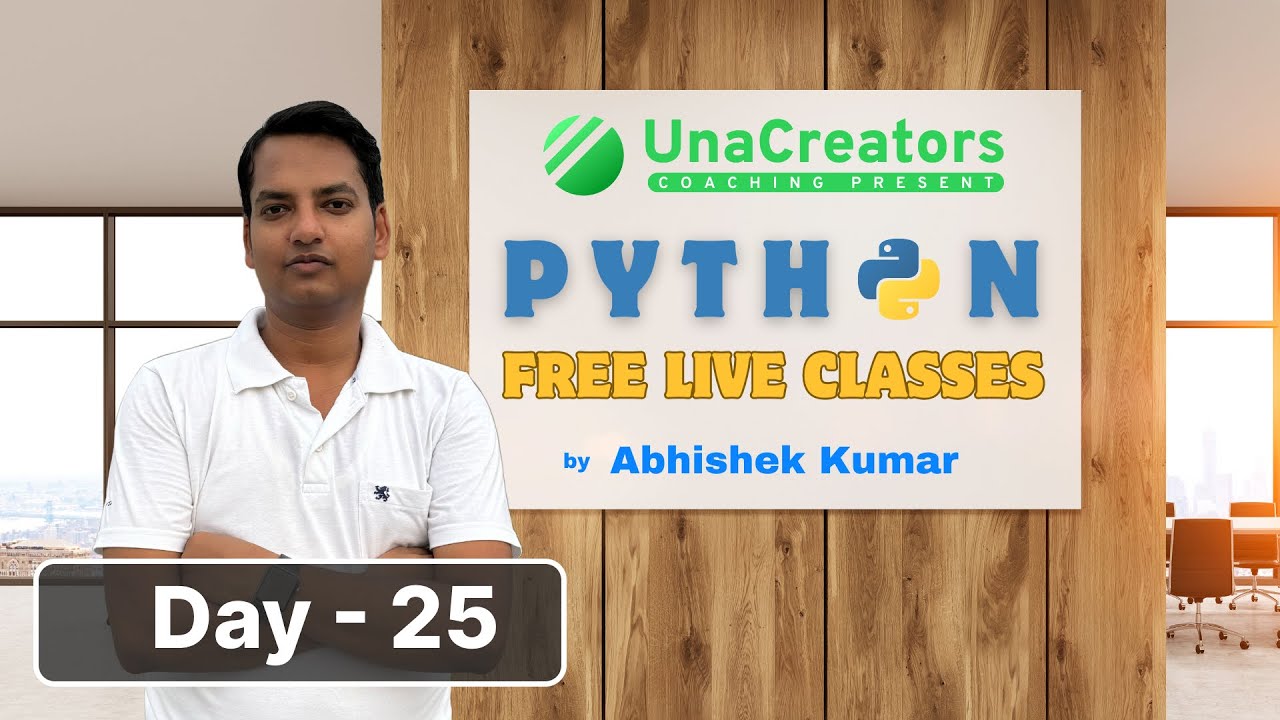 Python Class Day 25 Python Classes And Objects Youtube
