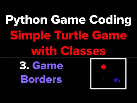 Simple Python Game Tutorial Using Classes Part 3 Youtube