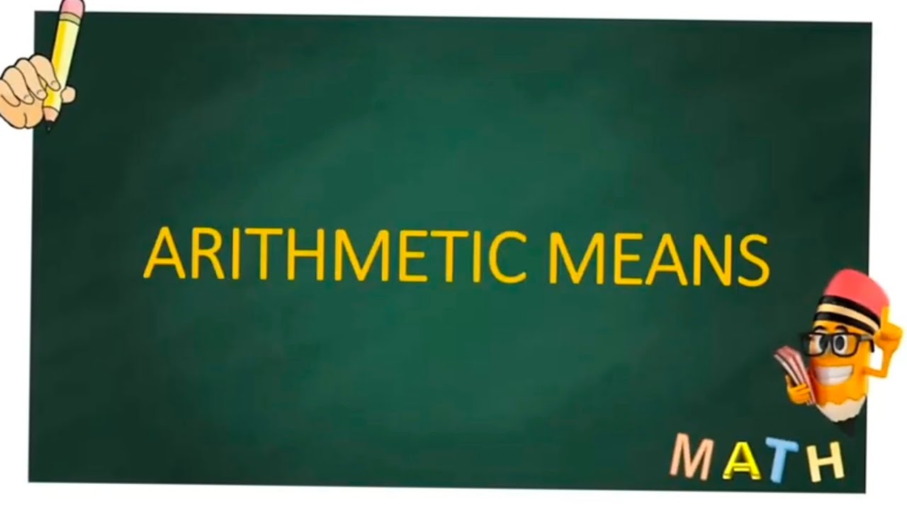 Arithmetic Sequence Finding Arithmetic Means Youtube