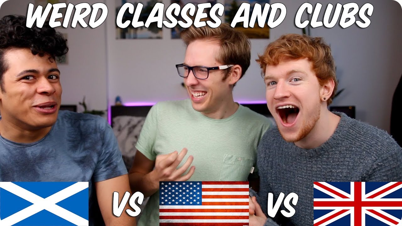 Weird School Subjects And Clubs British Vs American Youtube