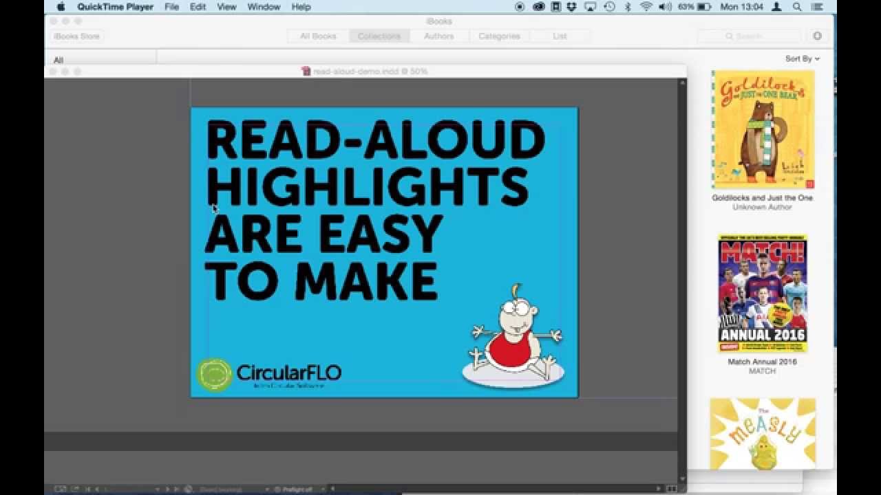 Automatic Read Aloud Epub3 From Indesign With Circularflo Youtube
