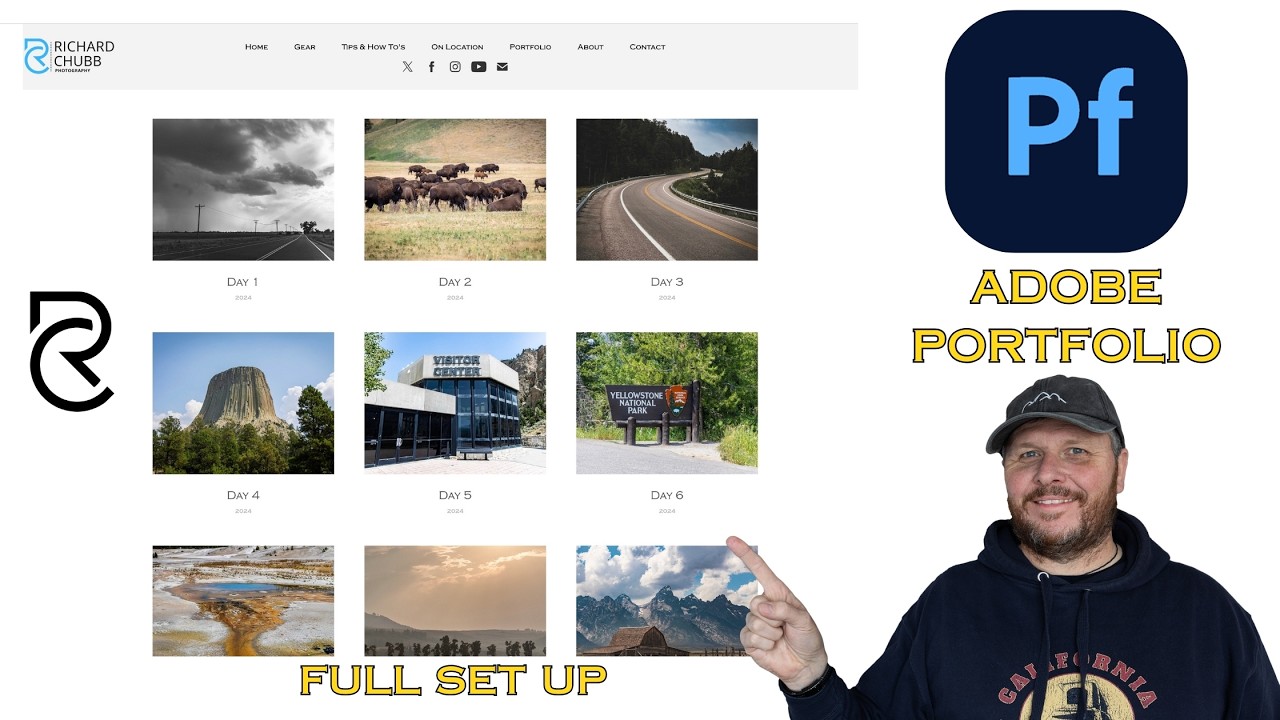 Adobe Portfolio Guide Start To Finish Full Set Up Youtube