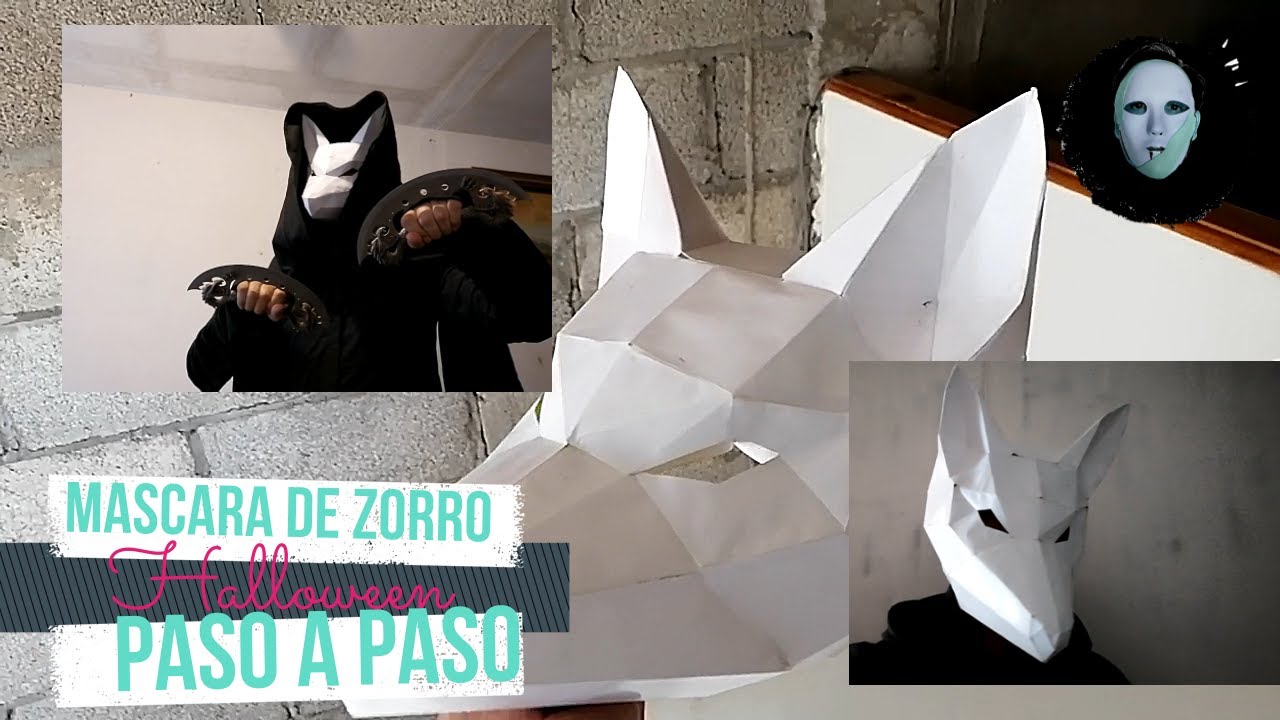 Mascara De Zorro Paso A Paso Youtube