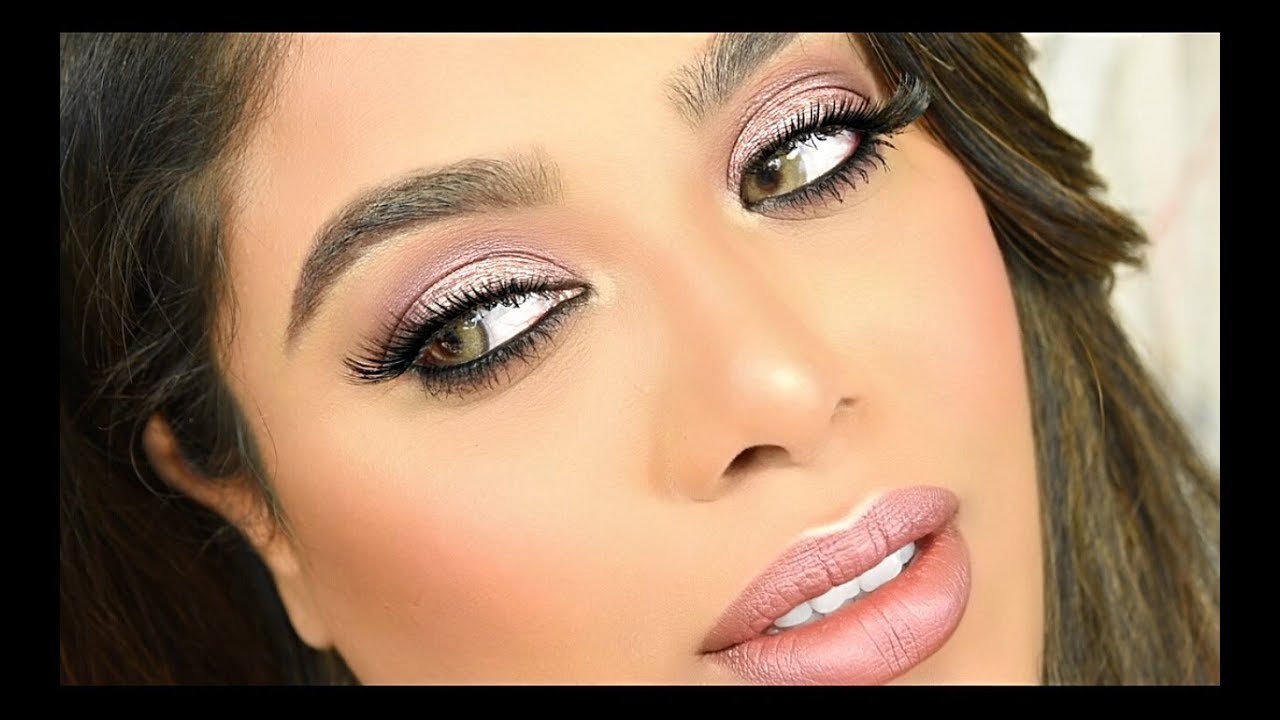 Pink Glitter Eyeshadow Tutorial Youtube