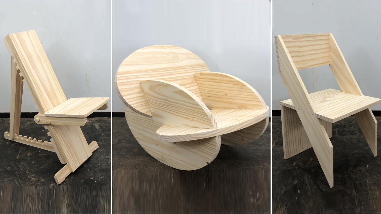 Cómo Construir 3 Sillas Modernas únicas Tutorial Diy Paso A Paso