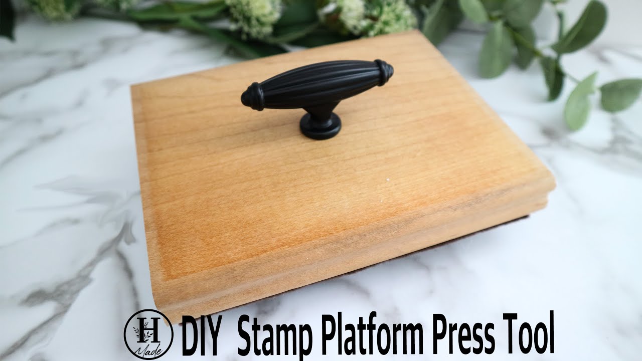 Diy Stamp Platform Pressure Tool Youtube