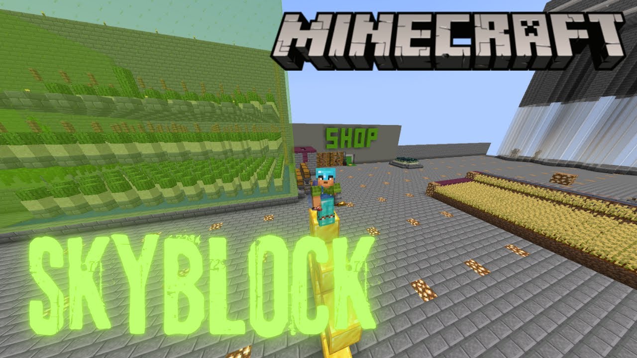 Skyblock Mi̇necraft Youtube