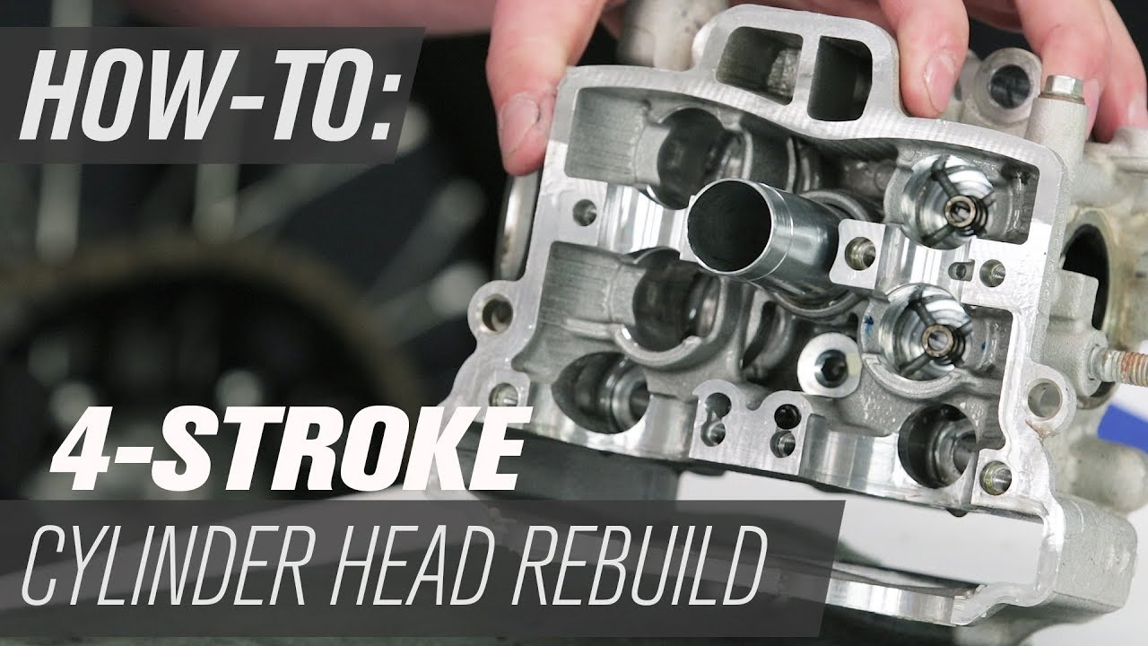 4 Stroke Motorcycle Cylinder Head Rebuild Youtube