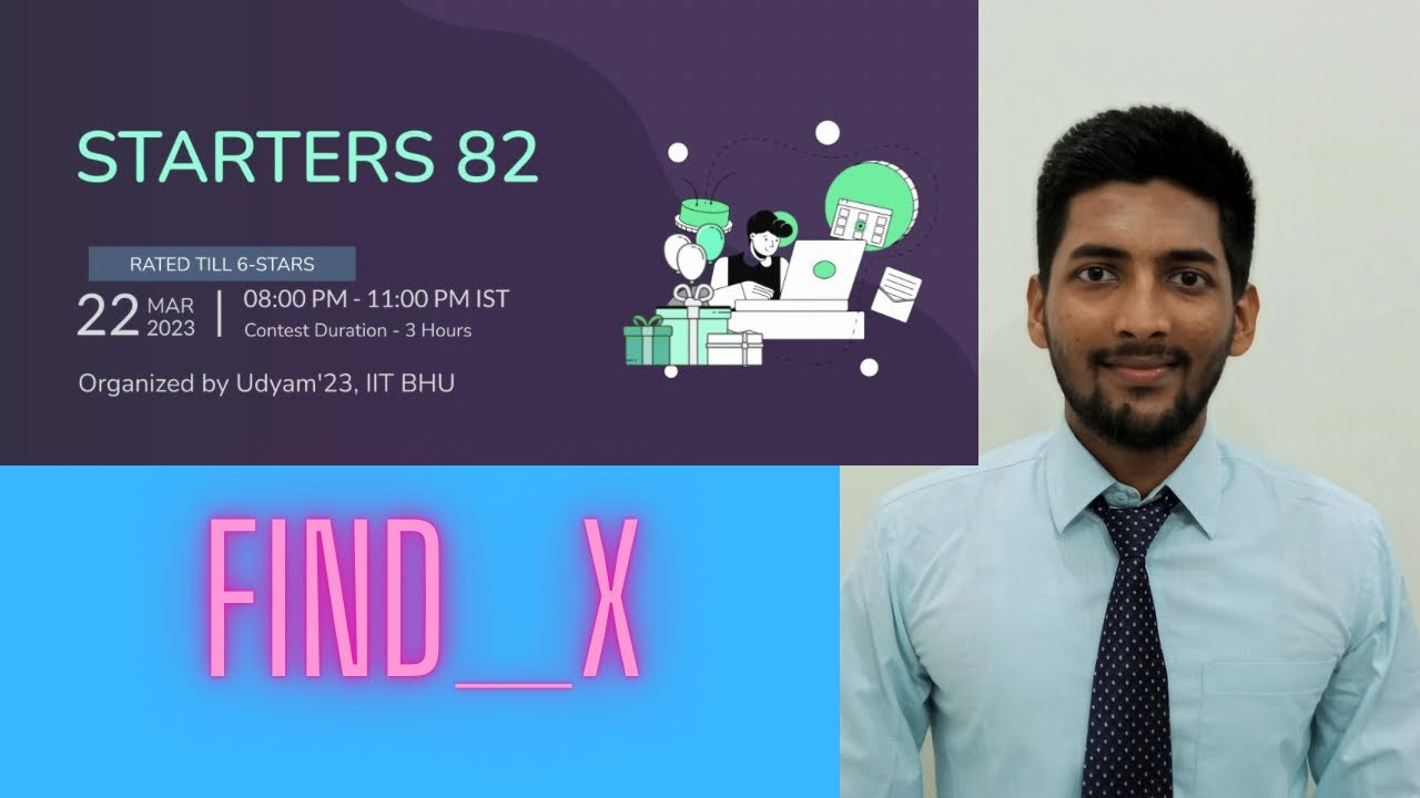 Codechef Starters 82 Solution L Find Ex Find X L Hindi Explanation