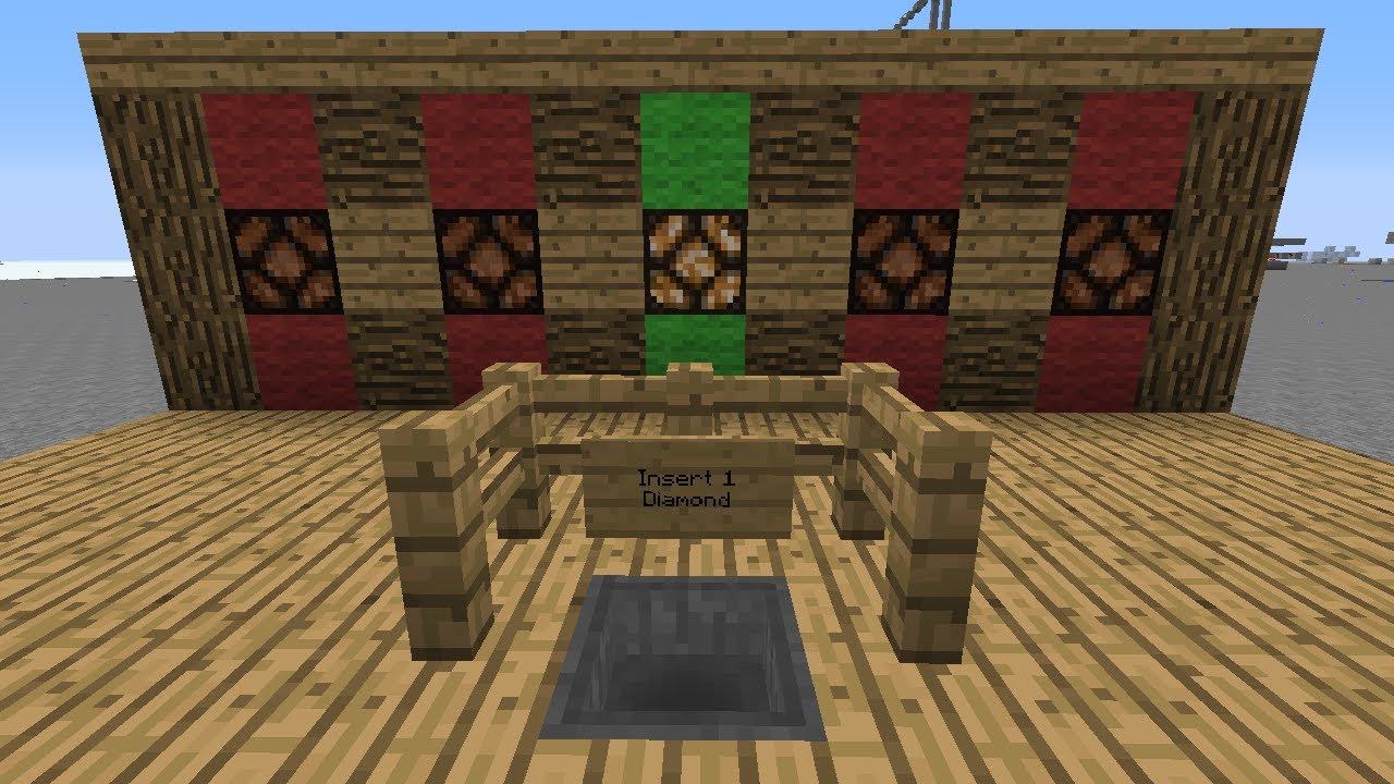 Minecraft Gambling Machine Redstone Contraption Youtube