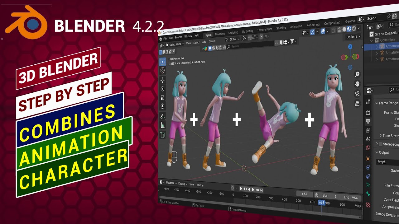 Combines Animation 3d Blender Youtube
