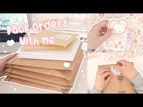 Asmr Packing Orders Relaxing Real Time Packing Orders Small Business