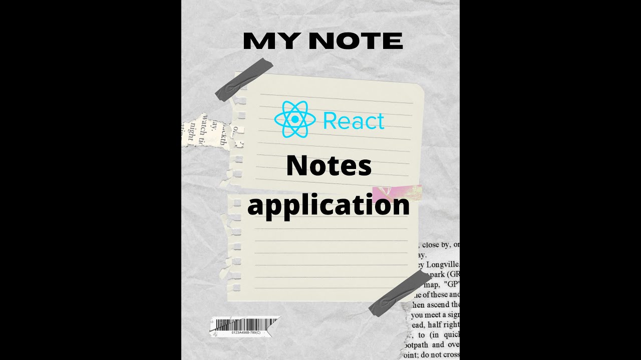 I Made A Simple Notes Application With React Youtube
