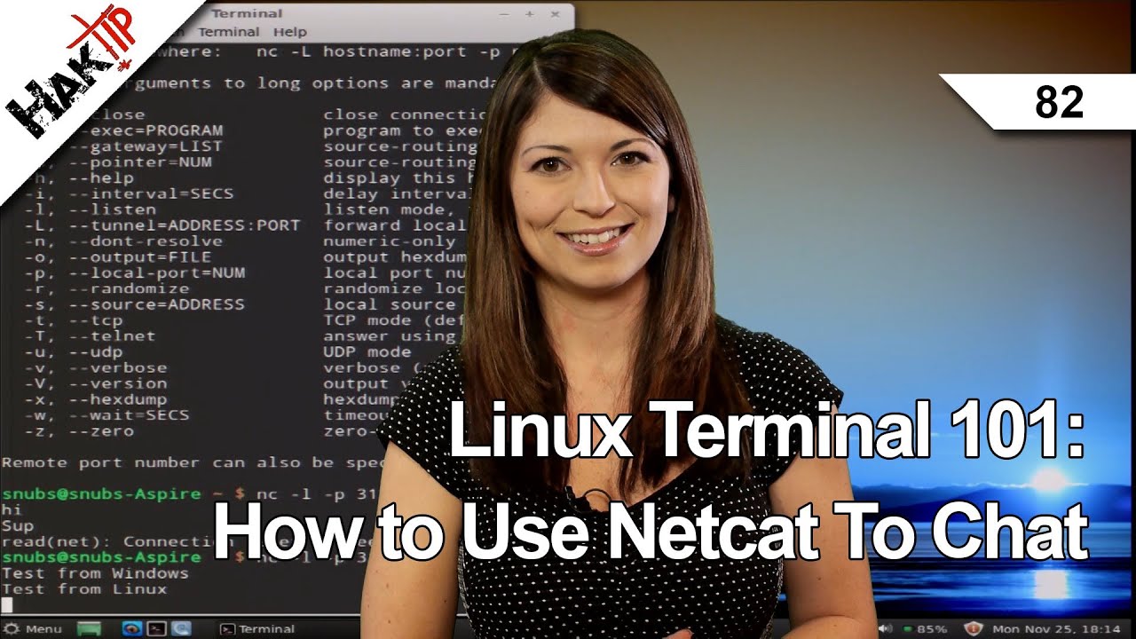 Linux Terminal 101 How To Use Netcat To Chat Youtube