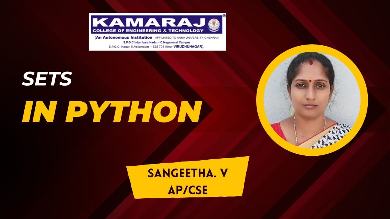 Sets In Python Youtube