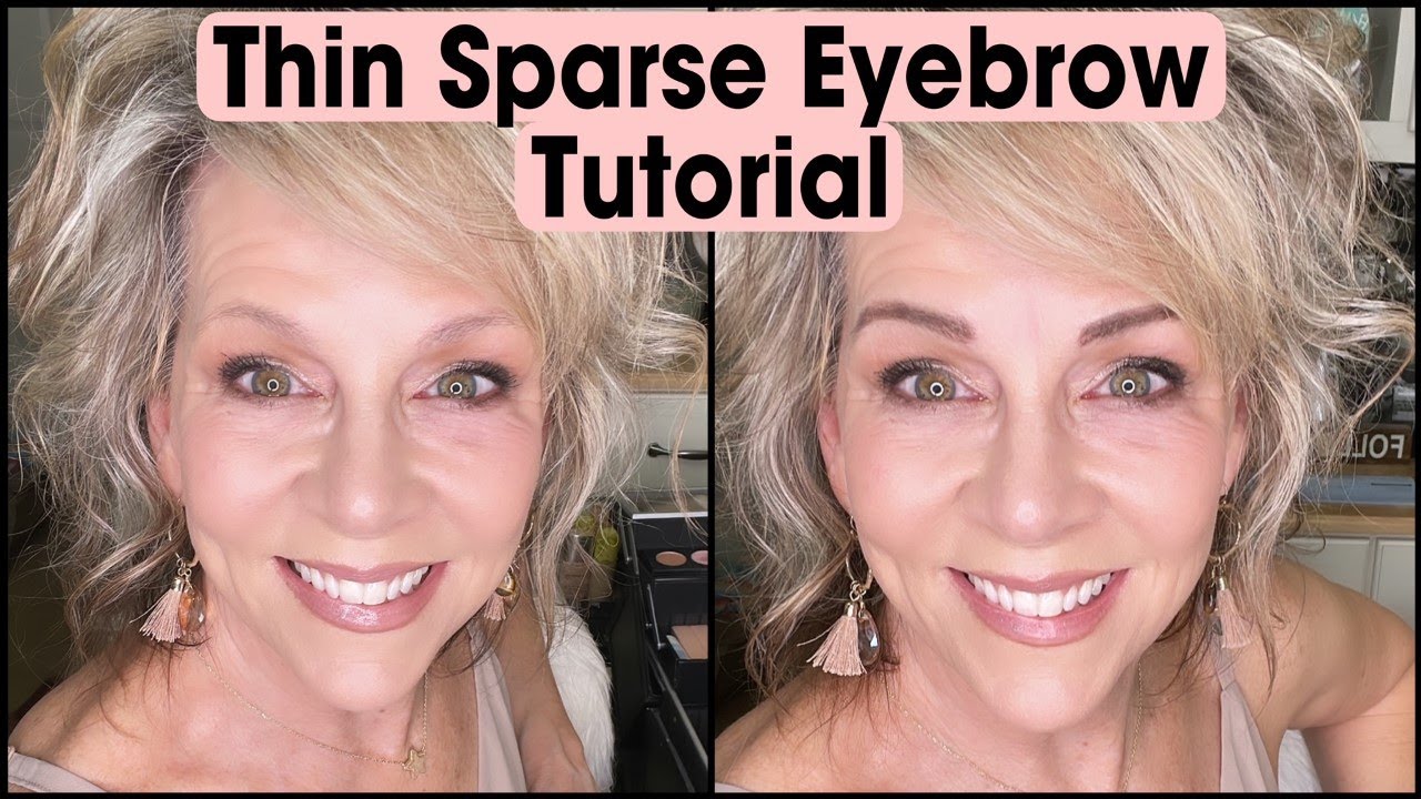 Thin Sparse Eyebrow Tutorial Youtube