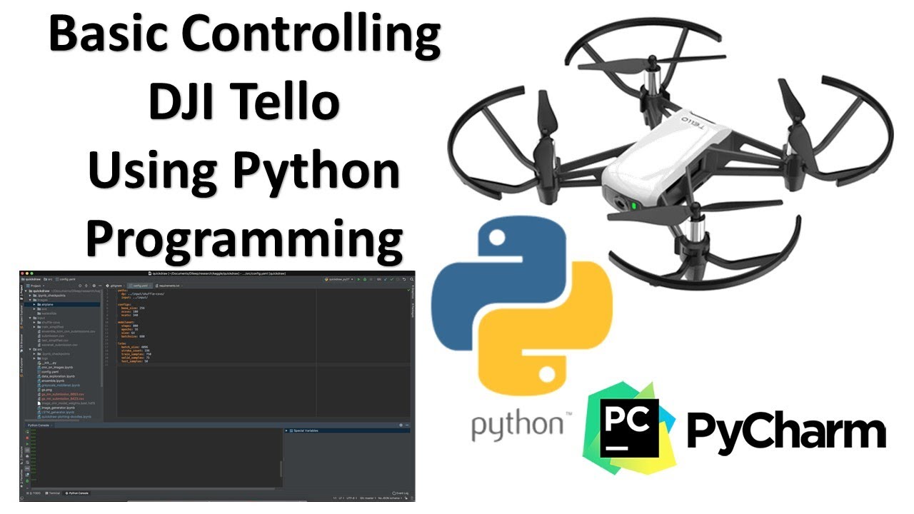Basic Controlling Dji Tello Using Python Youtube