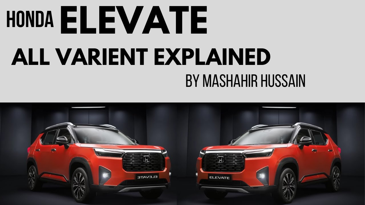 Honda Elevate Variant Explained Youtube