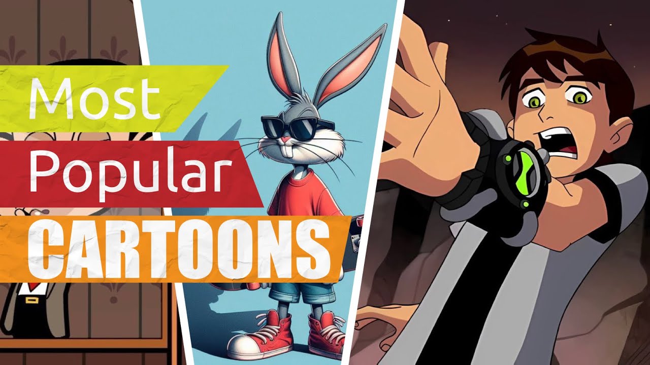 Top 10 Most Popular Cartoons English Peak Ranking Youtube