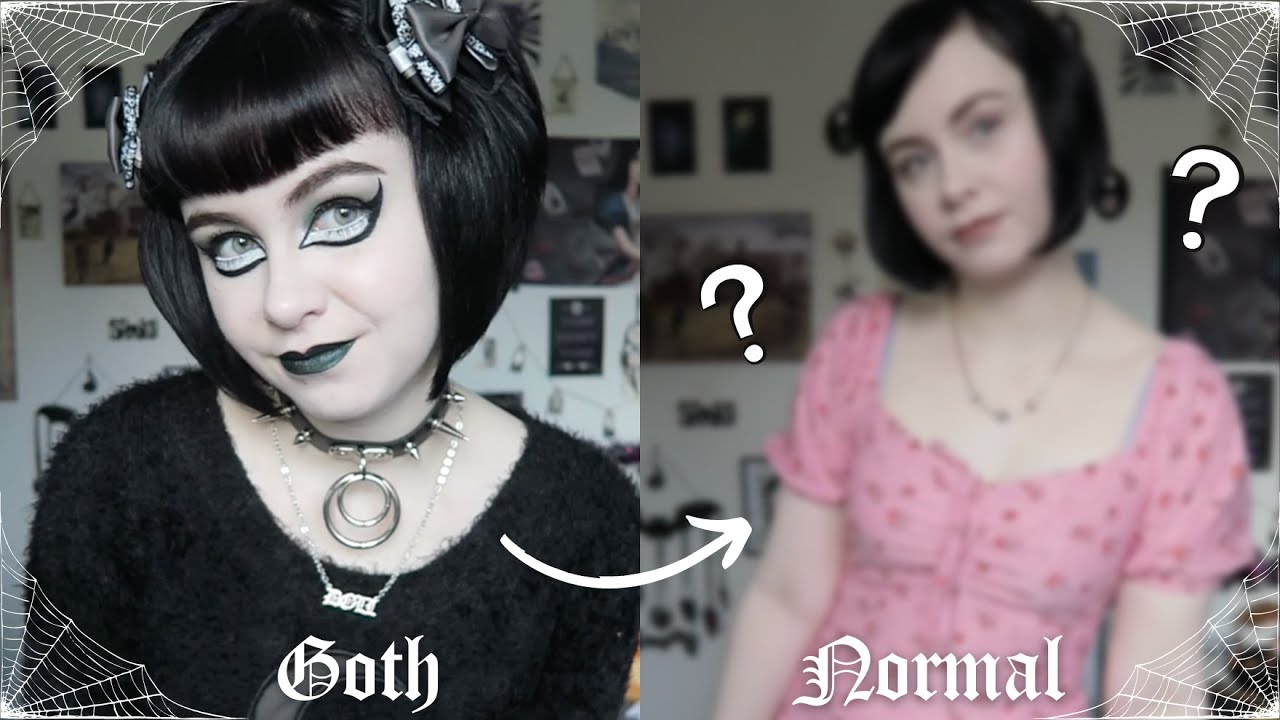 Goth Goes Normal Goth Tries Normal Fashion Goth To Normal