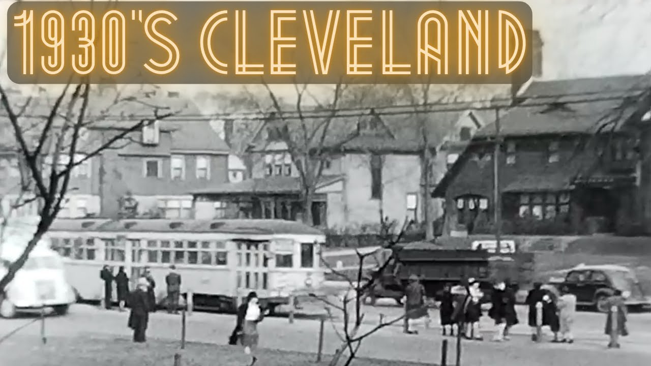 1930 S 1940 S Cleveland Ohio Vintage Black White 8mm Footage Video