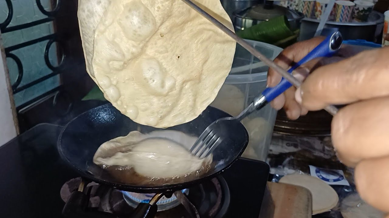 Papadam For Beginners 2023 How To Make Easy Papa Dam Frying Youtube