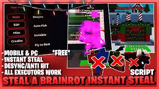 Steal A Brainrot Script No Key New Lennze Hub Desync Invisible Anti Hit