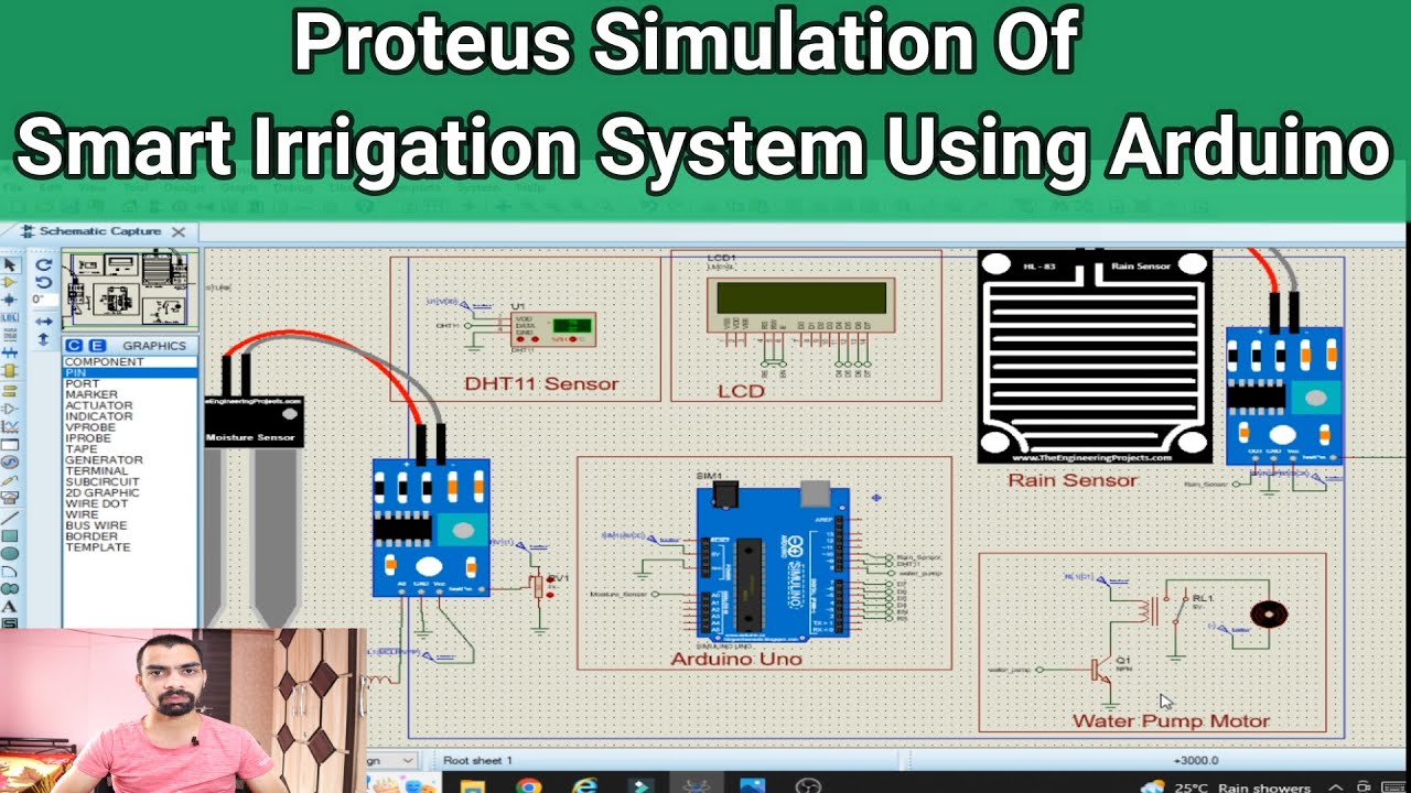 Smart Irrigation System Using Arduino Proteus Simulation Bilarasa 0527