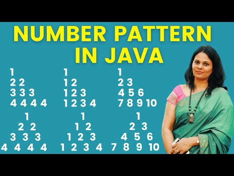 Number Pattern Program In Java Number Pyramid Pattern In Java Youtube