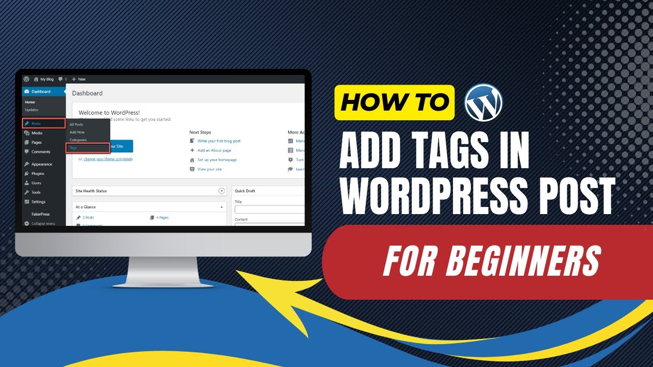 How To Add Tags In Wordpress Post For Beginners Youtube