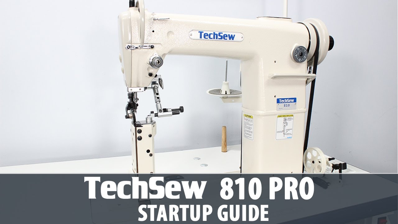 Techsew 810 810 Pro Startup Guide Youtube