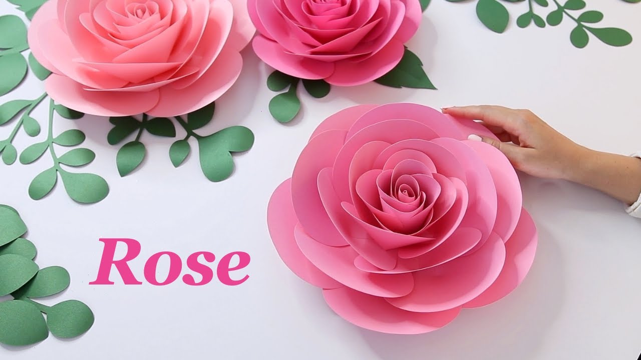 How To Make A Giant Paper Rose Step By Step With Pictures Infoupdate Org