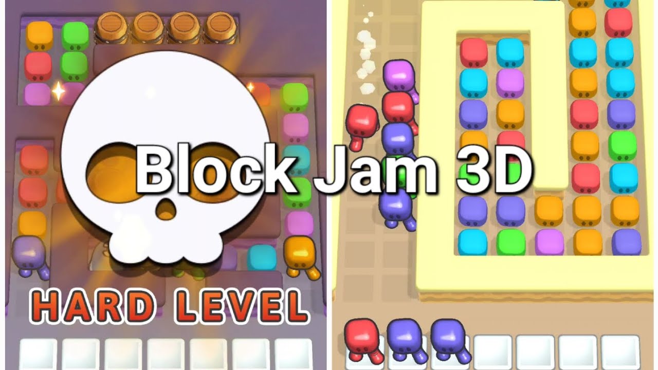 Block Jam 3d Mobile Gameplay Levels 45 46 Youtube