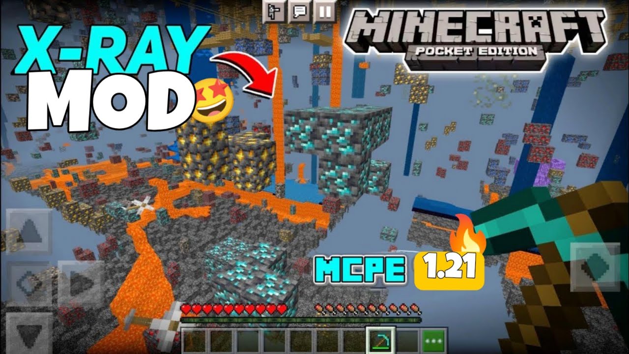 X Ray Mod For Minecraft 1 21рџ рџ ґ X Ray Tutorial For Mcpe Youtube